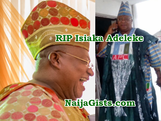 Last Moments Of Senator Isiaka Adeleke Who Died Of Spiritual Attack ...