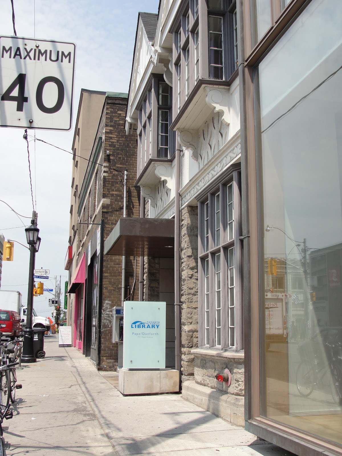 Our Toronto local library tour - Pape & Danforth