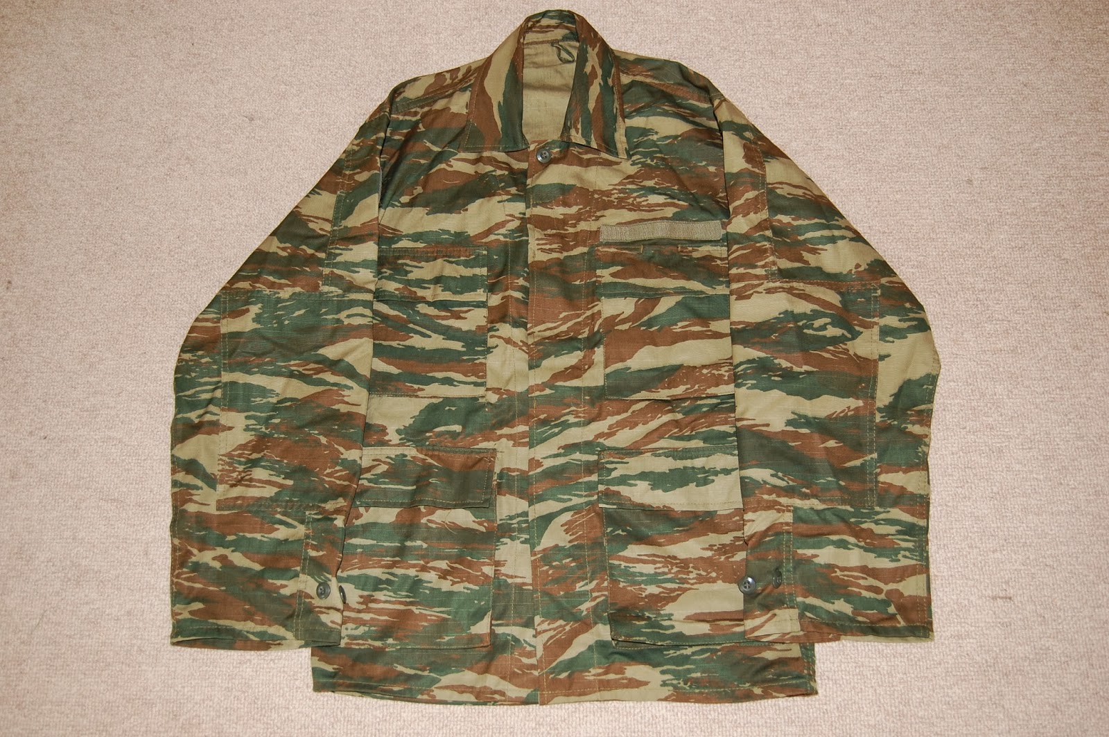World of Battledress: Greek "Lizard Pattern" Combat Jacket