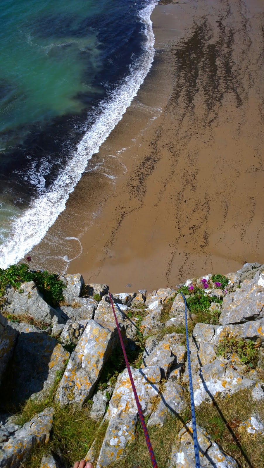 Climb: Gower, Fall Bay - summer 15