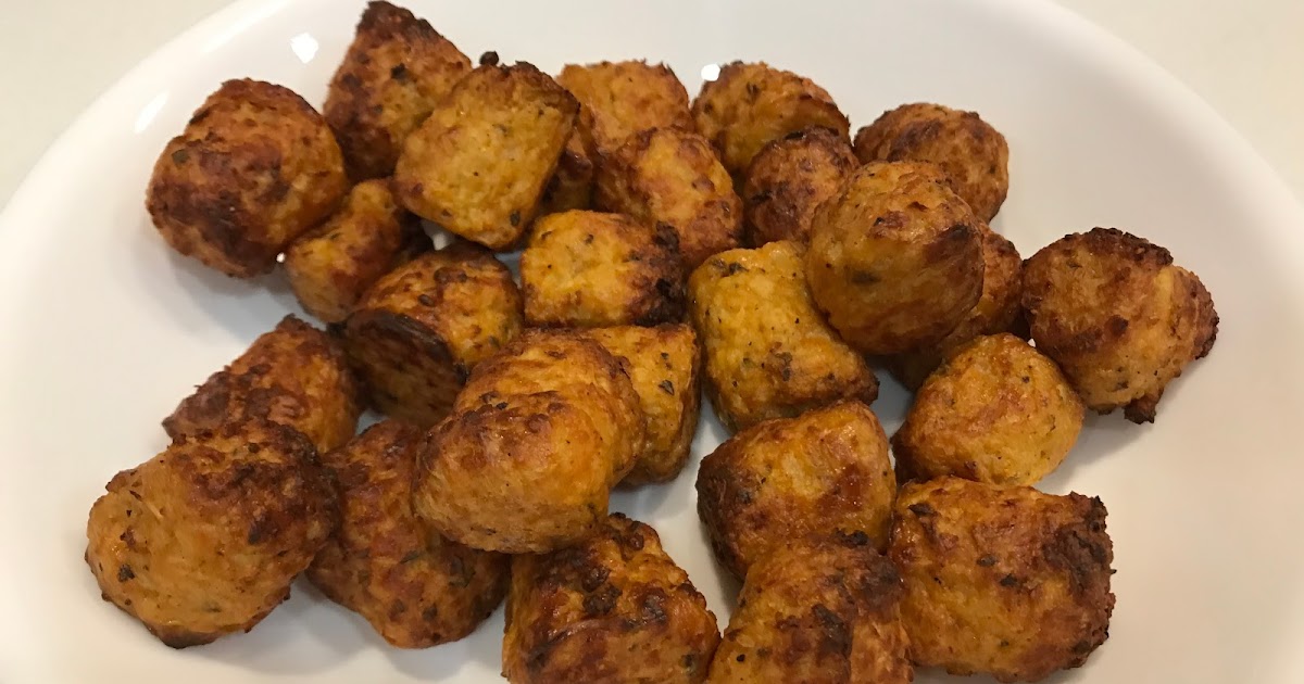 Air Fried Low Carb Tater Tots | Caroline's Keto Kitchen