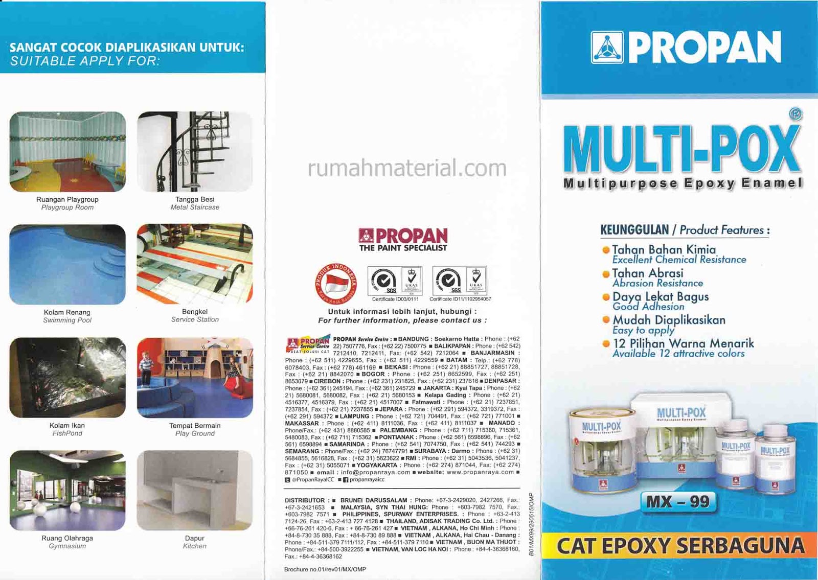 MULTI-POX Multi Purpose Epoxy Enamel - Rumah Material