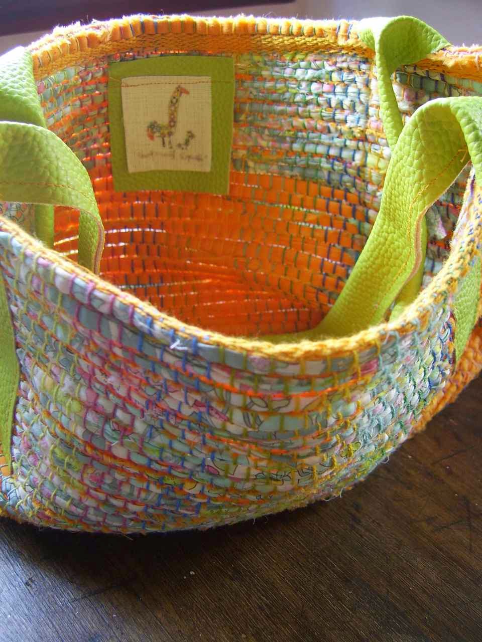 ...upcycling textile and 'crocodile skin'...