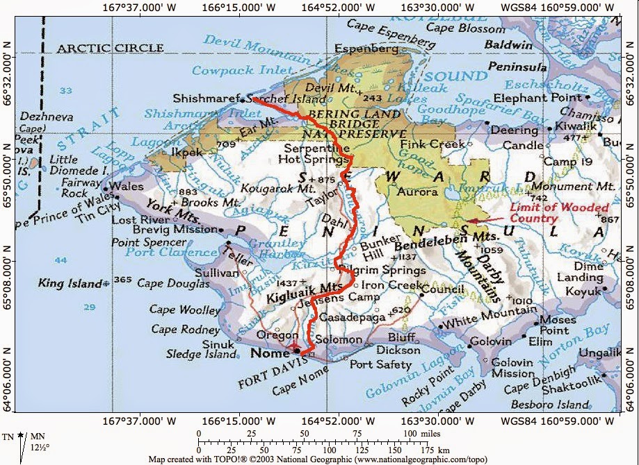 alaskatracks: Shishmaref to Nome on skis