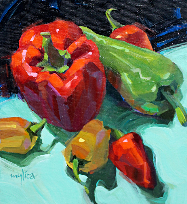 Patti Mollica - Paint Whatever, Whenever : Look for the peppers...in ...
