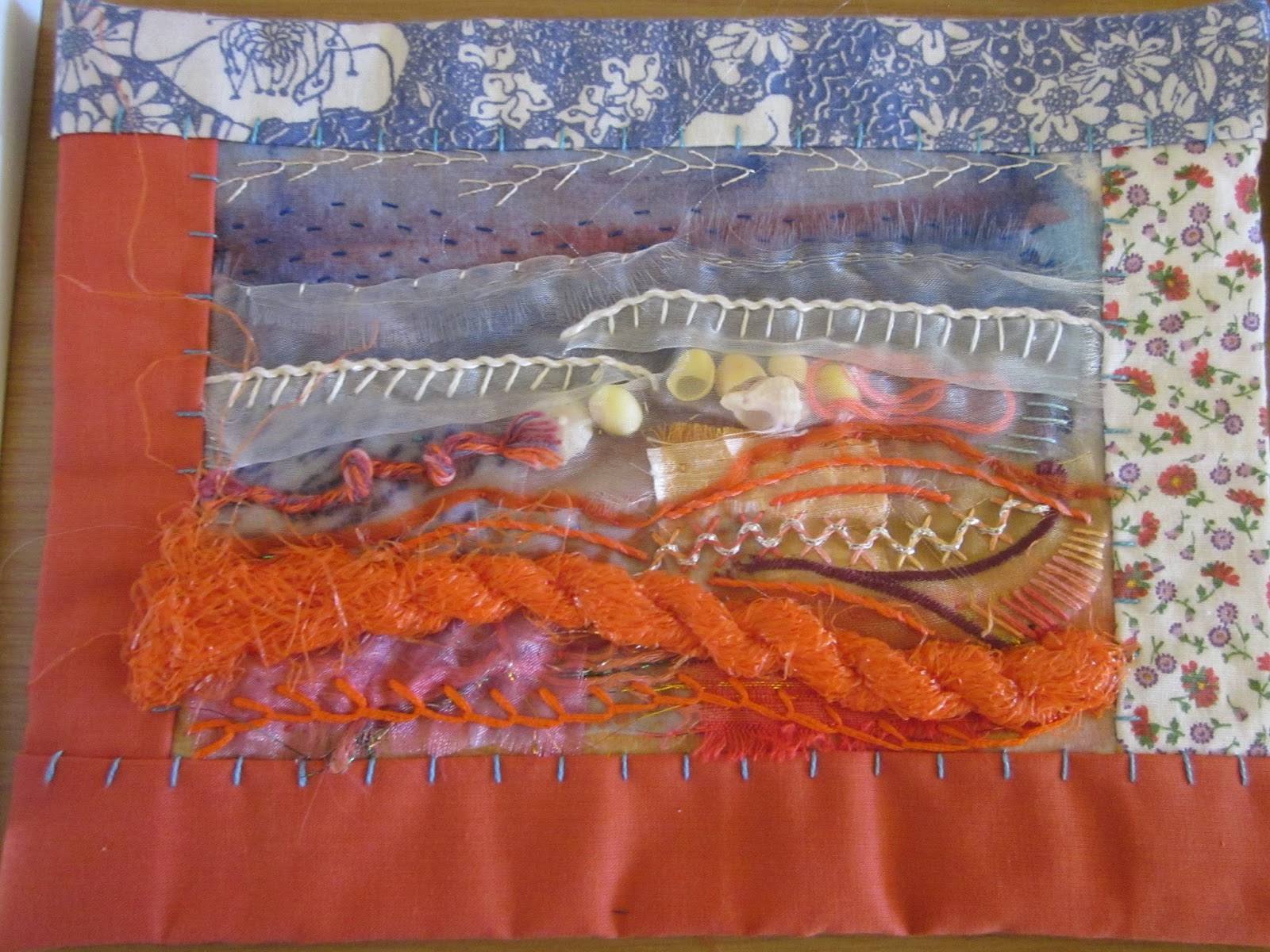 random stitchers: Saturday 1st July ANNE MENARY FABRIC OF THE UNIVERSE