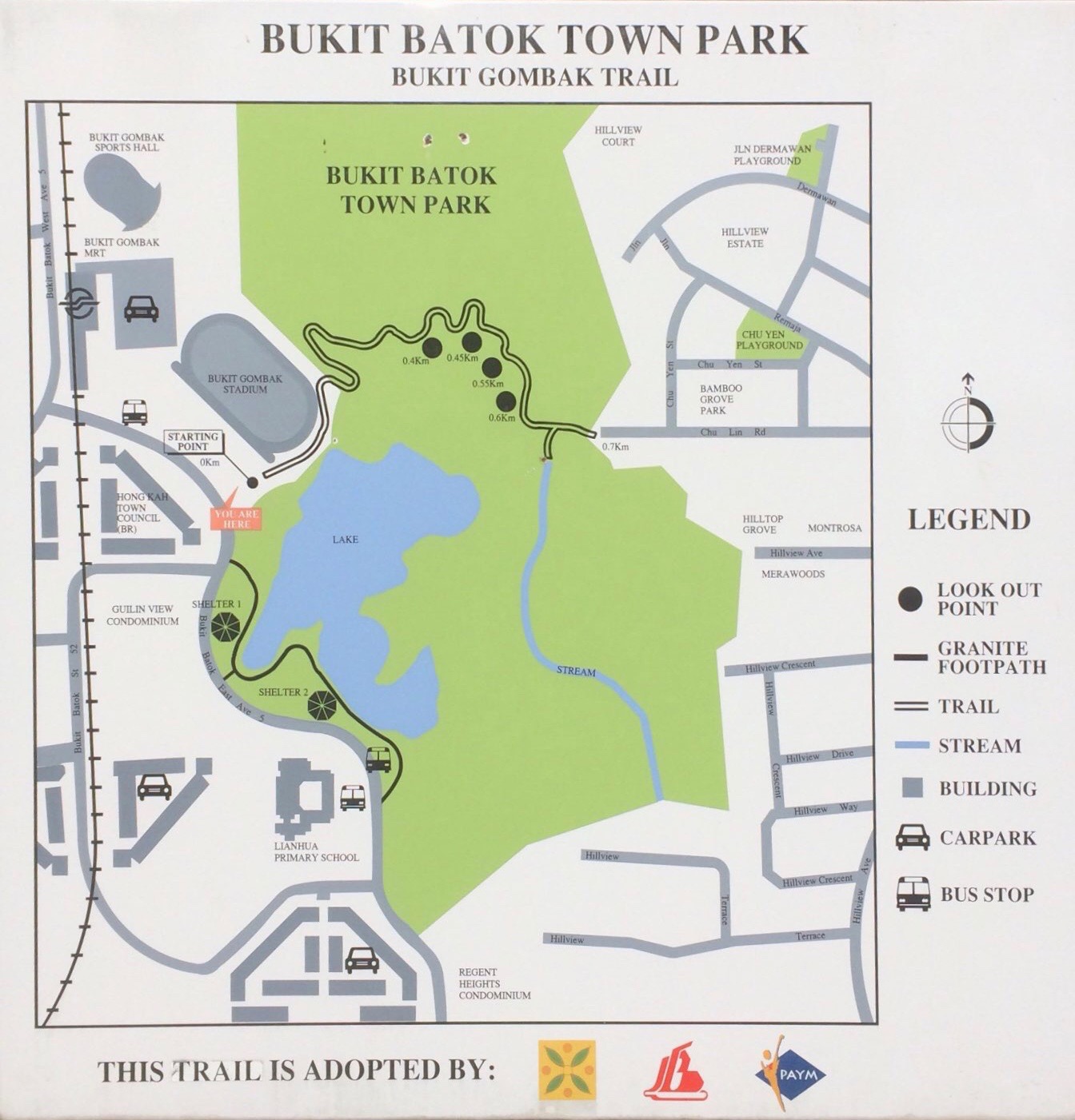 Little Guilin (Bukit Batok Town Park) @ Bukit Gombak; Singapore | Moonlit