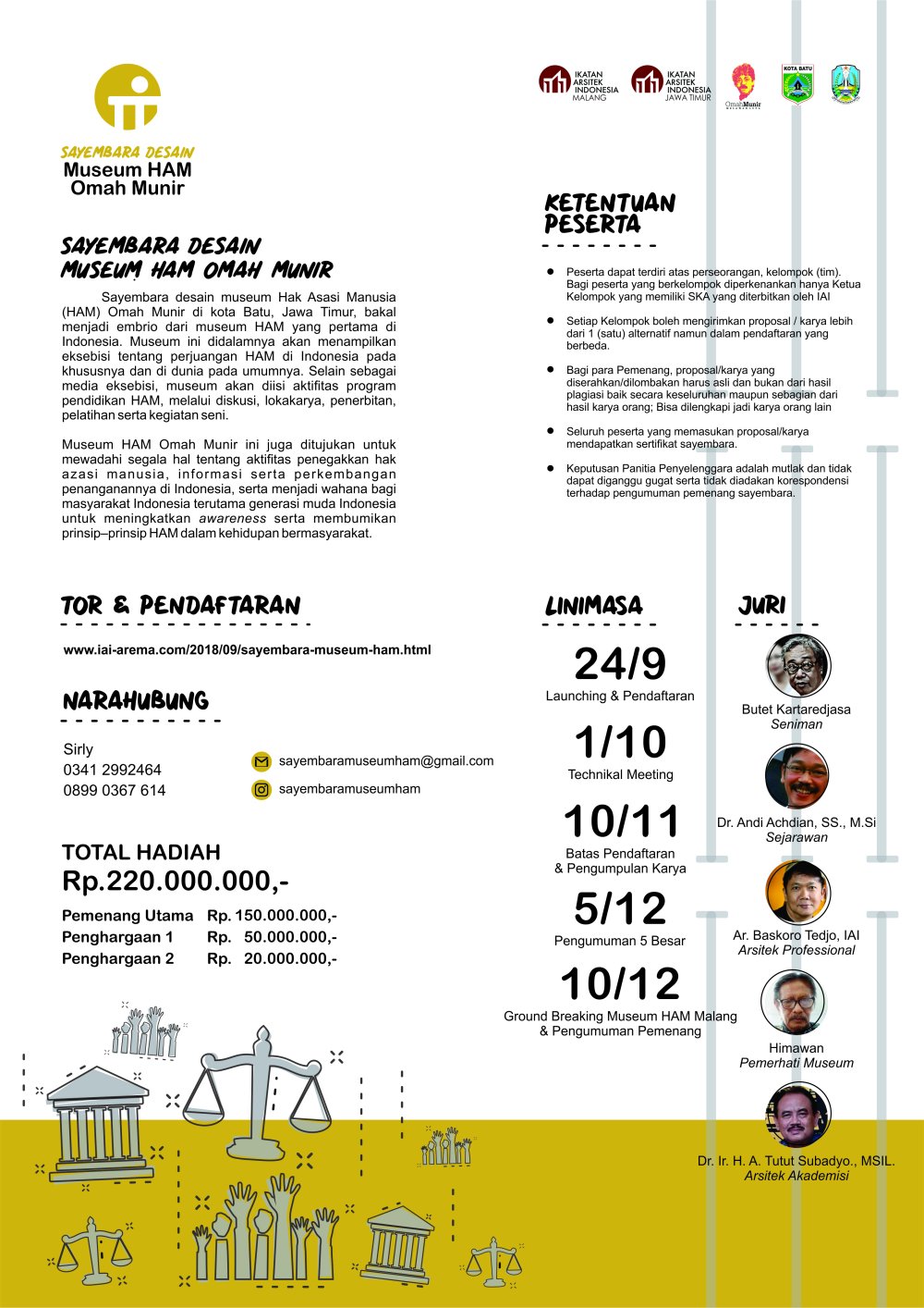 POSTER SAYEMBARA DESAIN MUSEUM HAM – IAI Malang