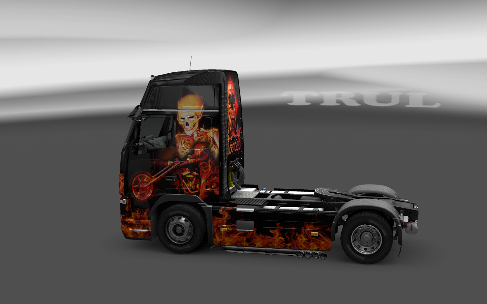 MTRMARIVALDOTADEU: Euro Truck Simulator 2 - Volvo Skull Skin by KacaK