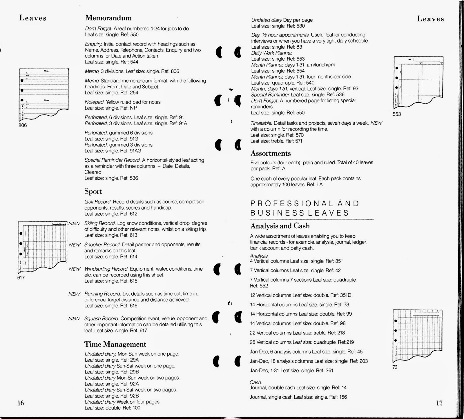 Philofaxy: Filofax 1987 Catalogue