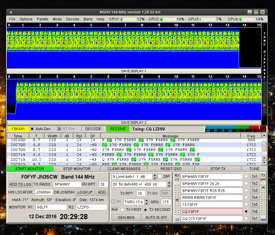 RadioSpirit: MSHV, décodeur multiplateforme