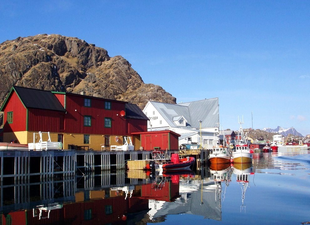 Ultima Thule: Stamsund, Lofoten Islands- cheerful scenery plus a ...
