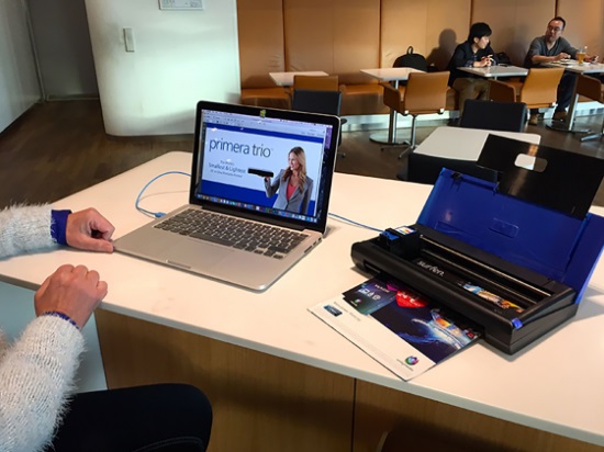 Imprimante copieur et scanner portable la plus petite au monde ...