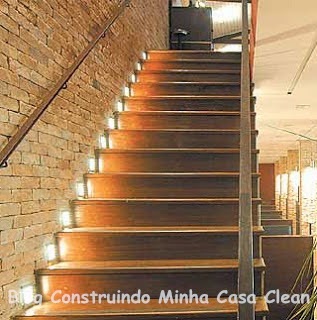 Construindo Minha Casa Clean: 20 Escadas Modernas com Iluminação!!!