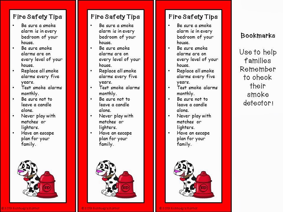 Kennedy's Korner: Fire Prevention / Fire Safety Week is here