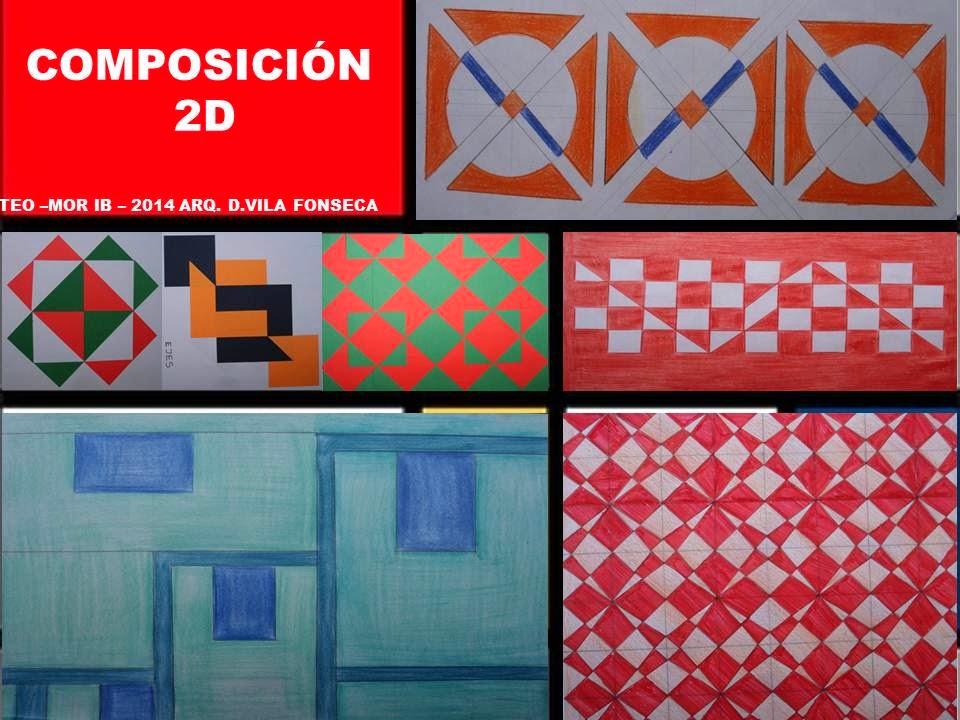 TEORÍA - MORFOLOGÍA: COMPOSICIÓN 2D (utilizando leyes de la composición)