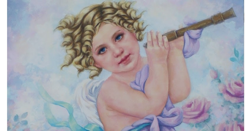 jonny j petros : Angel Cherub Art Painting art gallery petros my ...