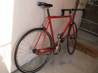 Modifikasi Sepeda Fixie Warna Merah:Modifikasi Sepeda Fixie