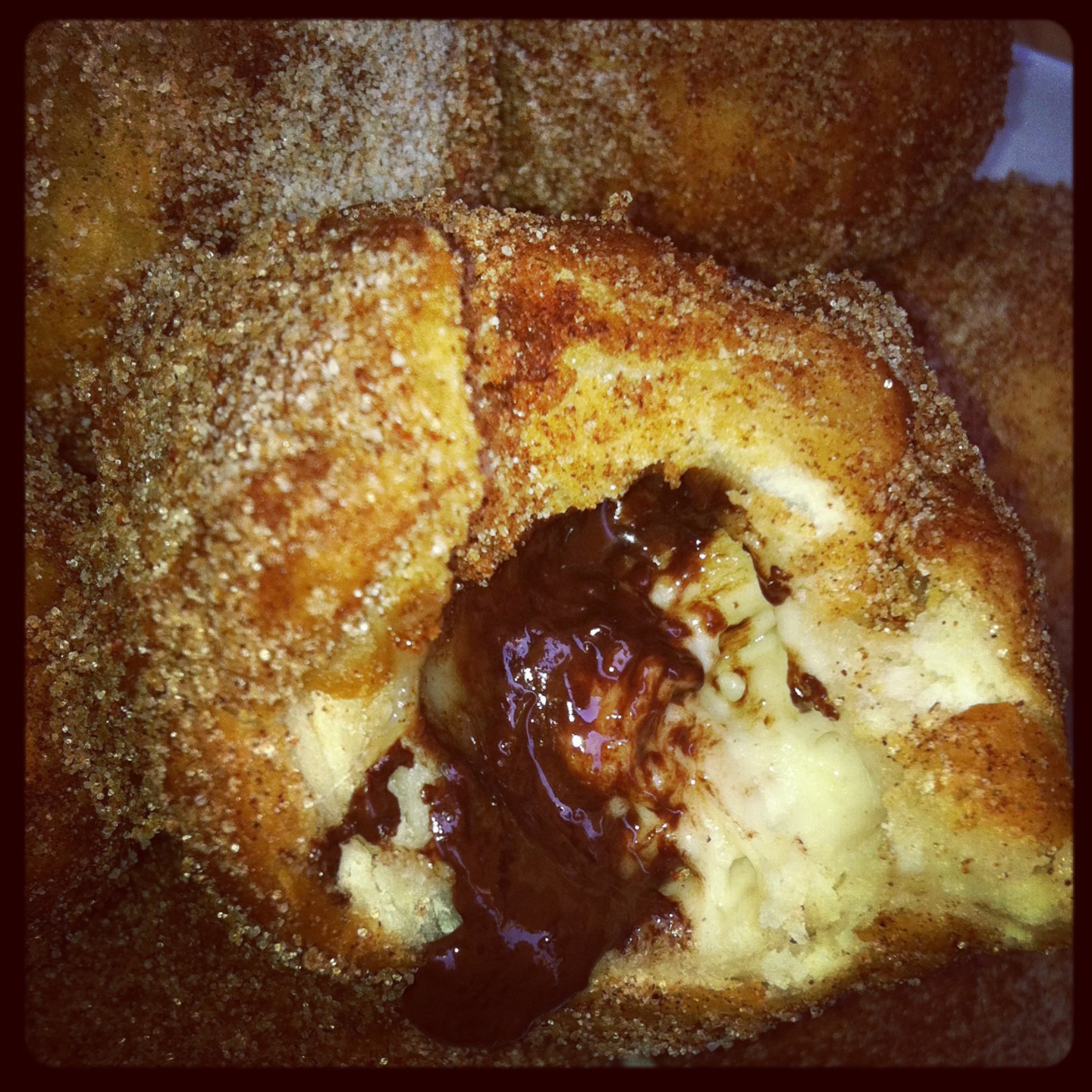Haute + Heirloom: Brie + Dark Chocolate "Biscuit Beignets" with Spicy ...