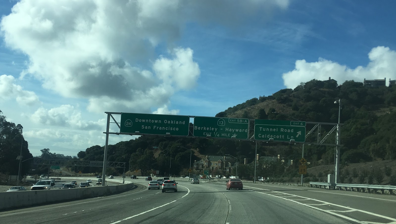 California State Route 24 and the Caldecott Tunnel (November Bay Area ...