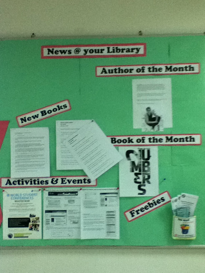 School Librarian in Action: Library Bulletin Board Display