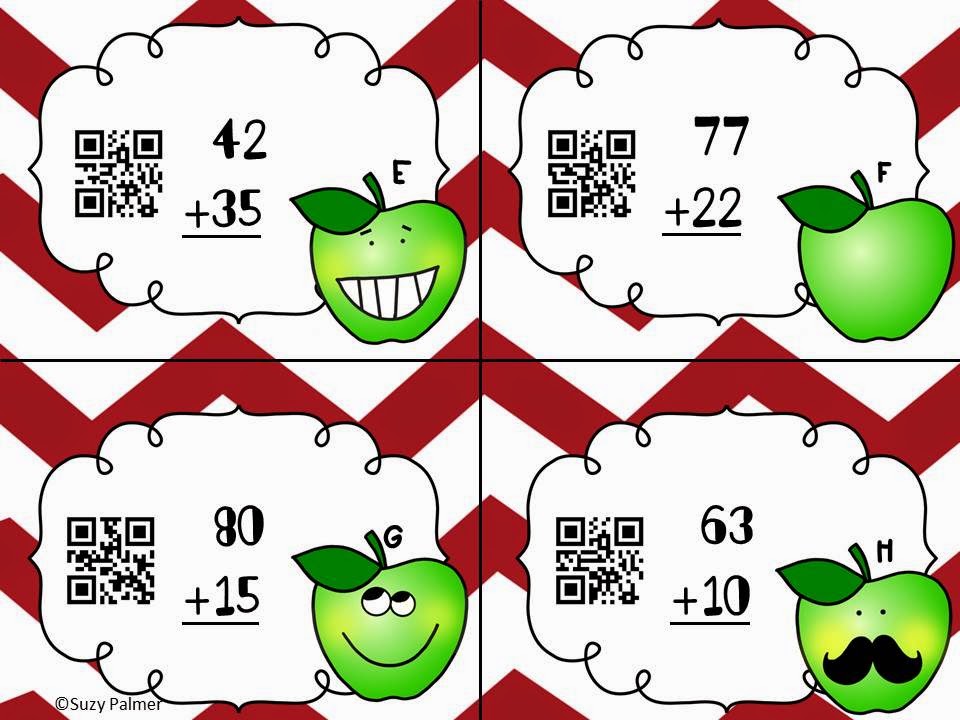 On the Go Teacher Mama: Apple Addition Freebie