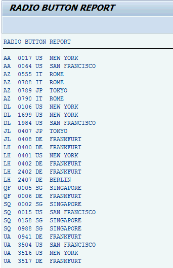 SAP ABAP: Classical Report - Program 6