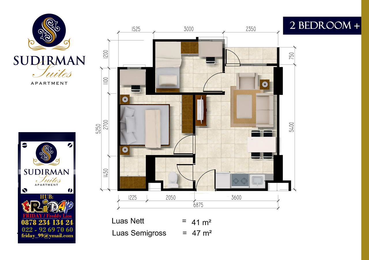 Apartemen & Rumah di Bandung Area: Sudirman Suites Apartment Bandung