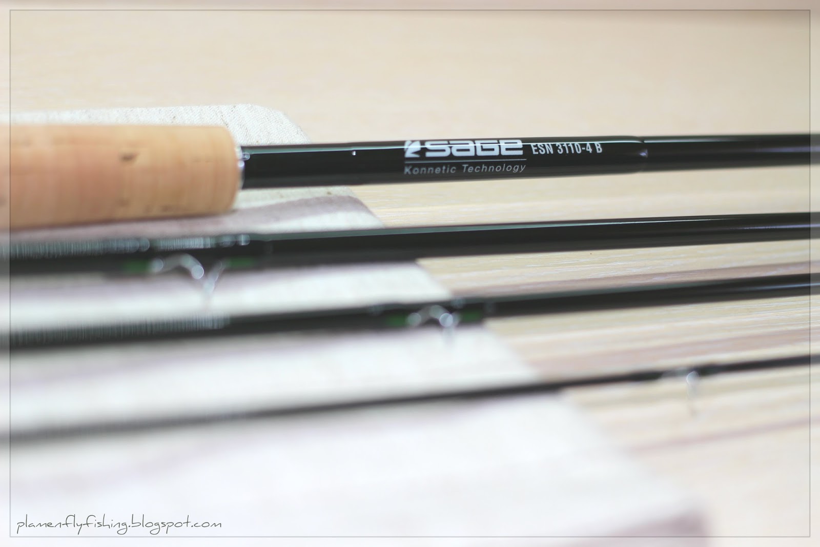Plamen Ganchev fly rods: Custom SAGE ESN 11ft 3wt 4pc nymphing fly rod