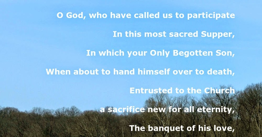 Daily Homilies: Holy Thursday -Evening Mass of the Lord’s Supper