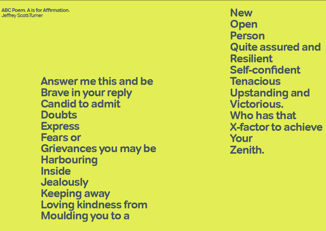 Good Grief Kiz My Alphabet Poem Has Returned Good Grief Kiz My Alphabet Poem Has Returned