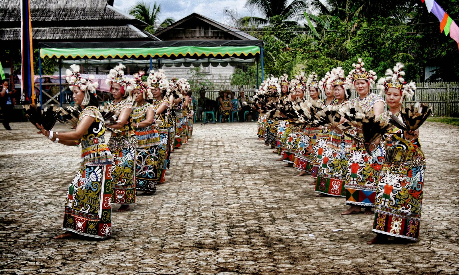 Dayak Kenyah Village in Pampang Samarinda | Indonesian Islands Culture ...