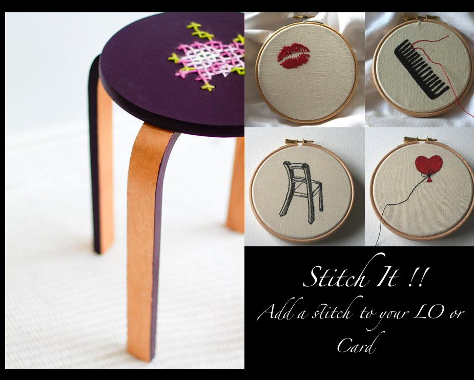 Lightbox creative Ideas: BGC#20 - Stitch it + sizzix post