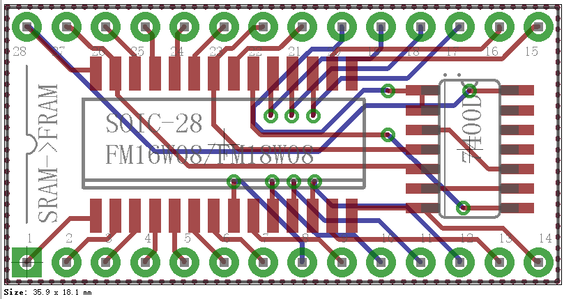 SNES FPGA 2023: Fram 64 e 256 Kb pinagem