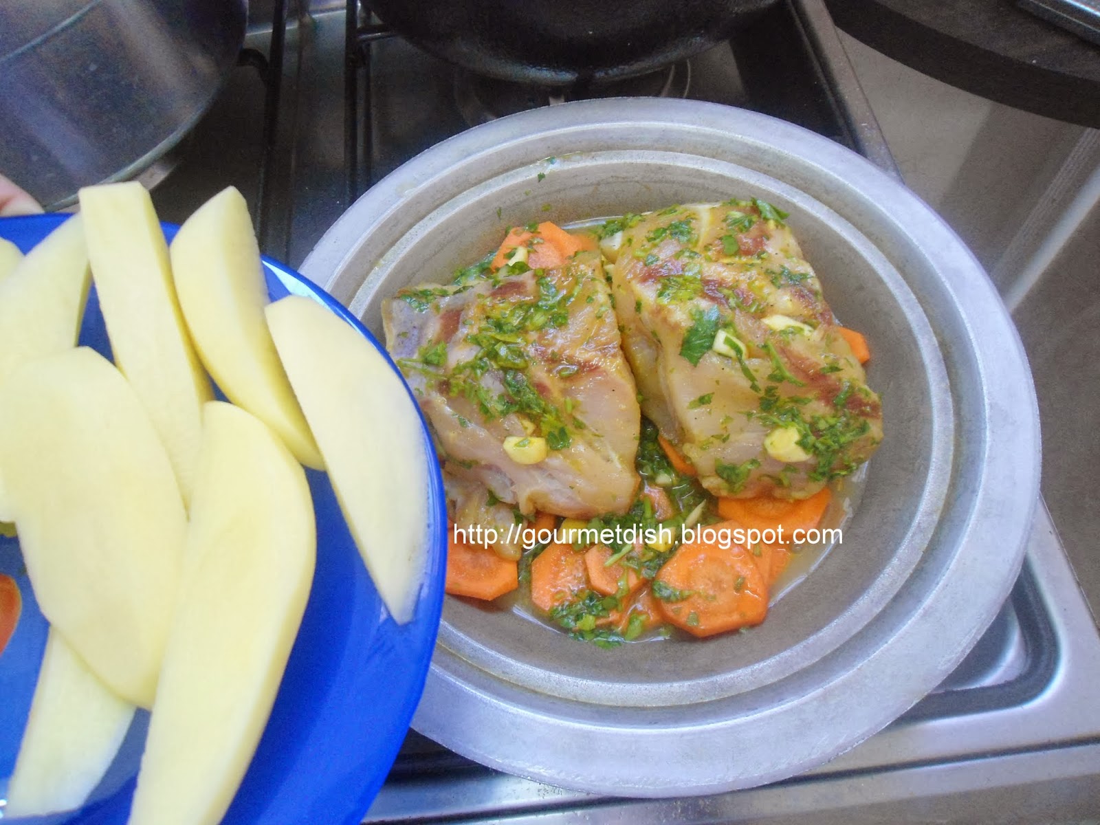 Gourmet Dish: Moroccan Tagine/ Hamour Fish