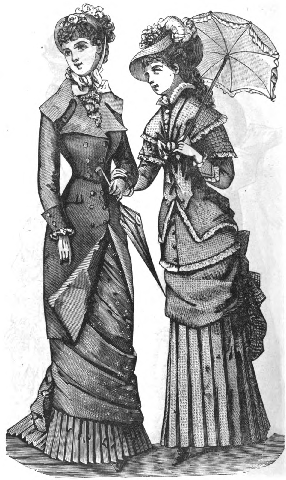 19th Century Historical Tidbits: 1882 Women's Fashions