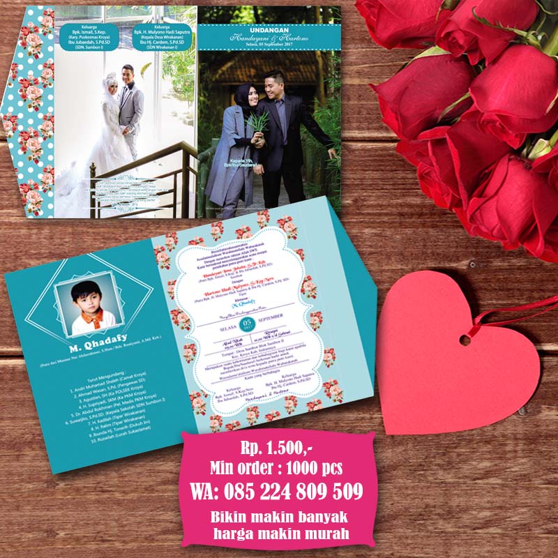 Undangan Pernikahan Sparasi sweet dan Simple - Alfi Percetakan dan ...