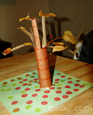 TPcraft.com: Paper Towel Roll Fall Tree