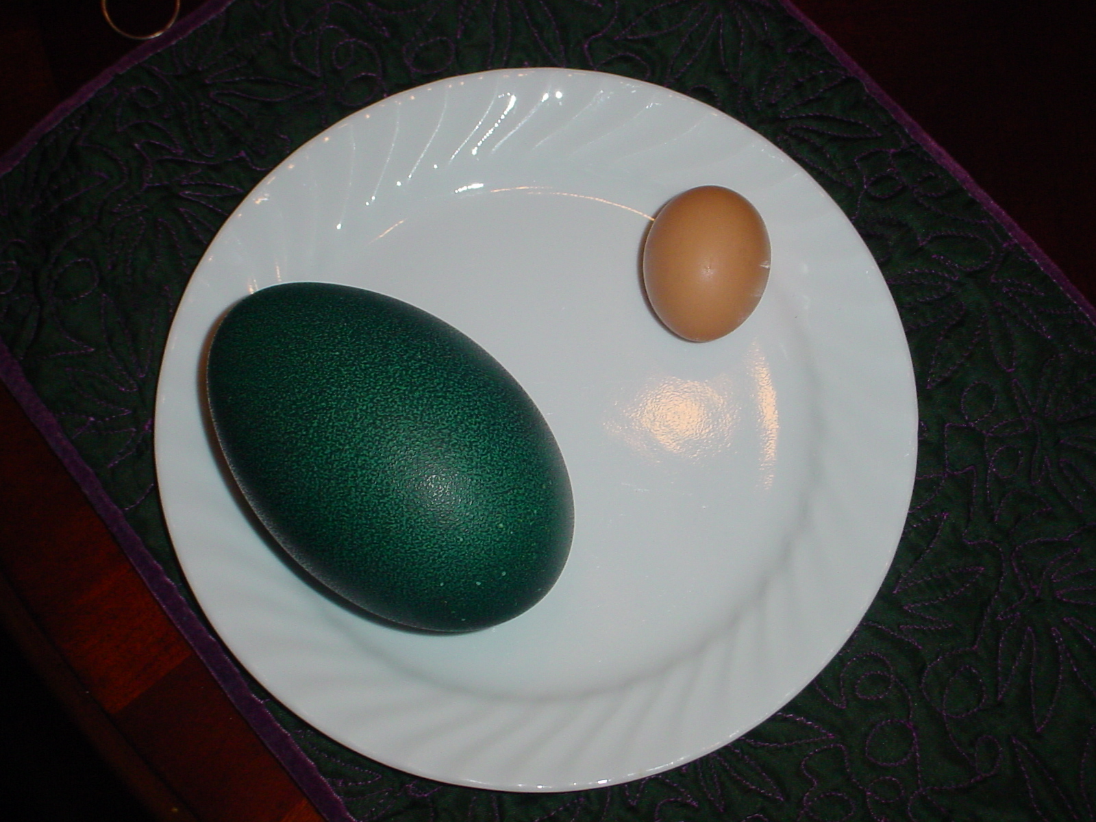 Cosmic Cooking: Emu Egg Figgy Pudding