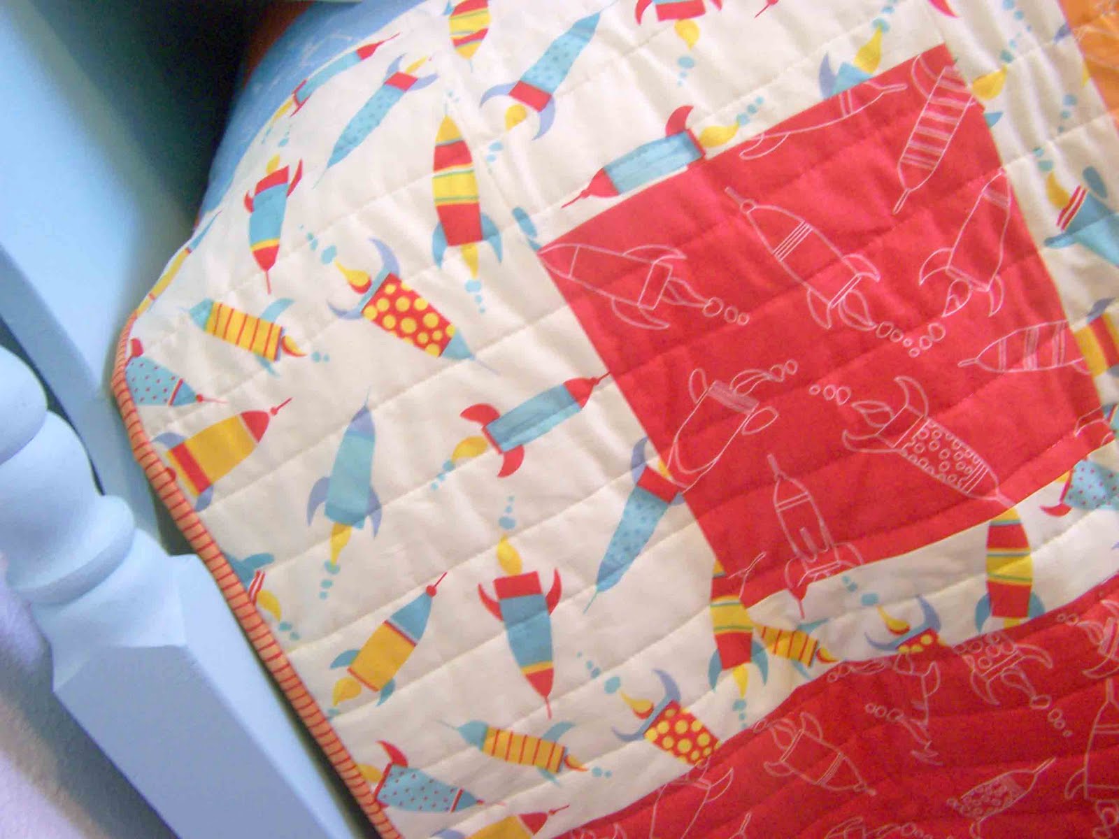 Made by Me. Shared with you.: The Rocket Ship Quilt