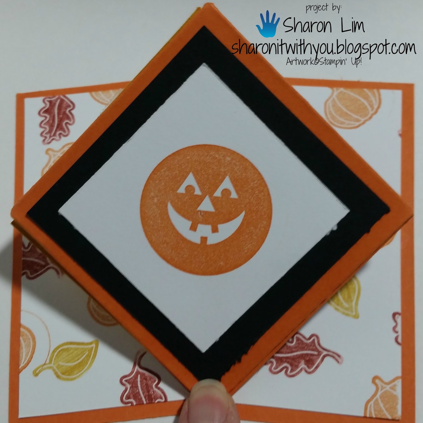 Sharon It With You: Diamond Fold card tutorial