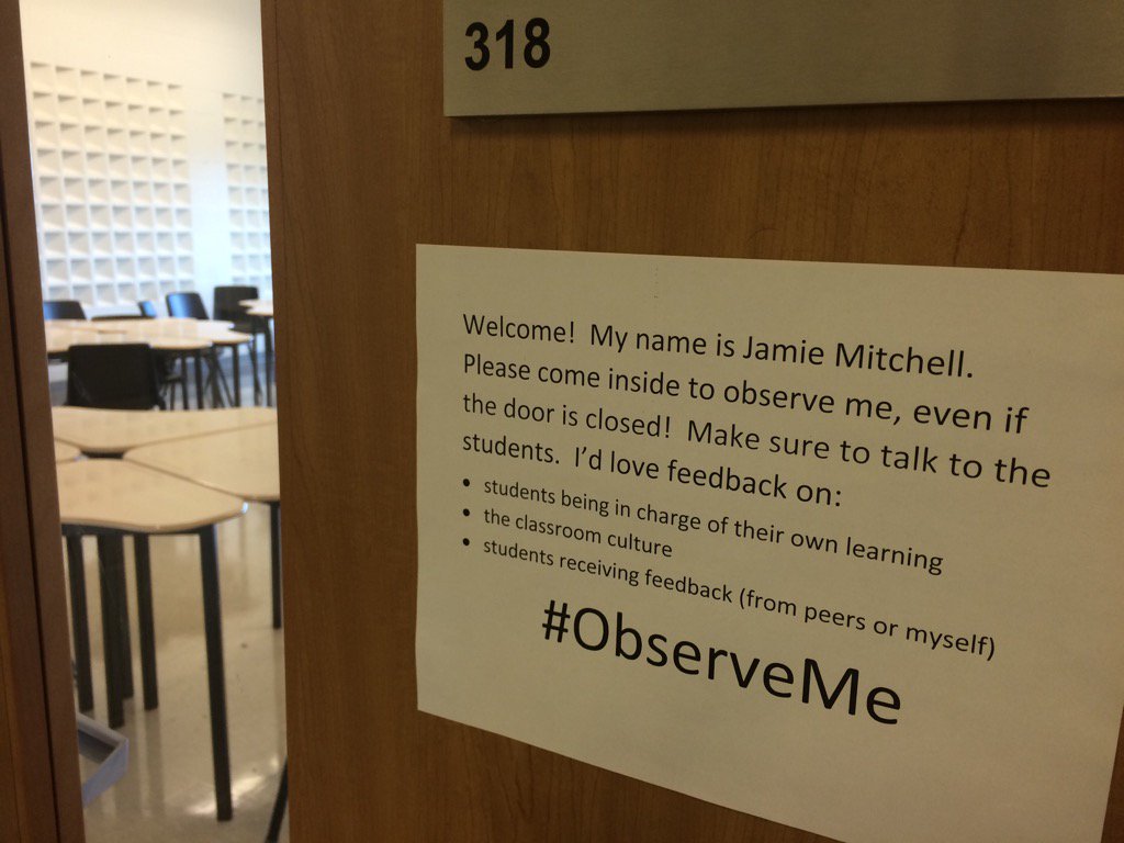 #ObserveMe to #Observe'em?