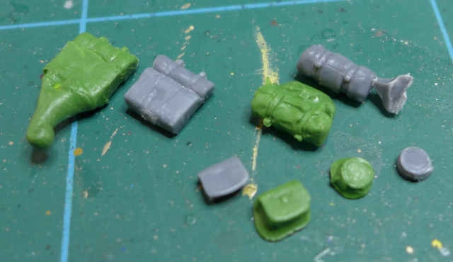 Monty's Caravan: Conversion pieces - Press moulding with 'Instant Mold'