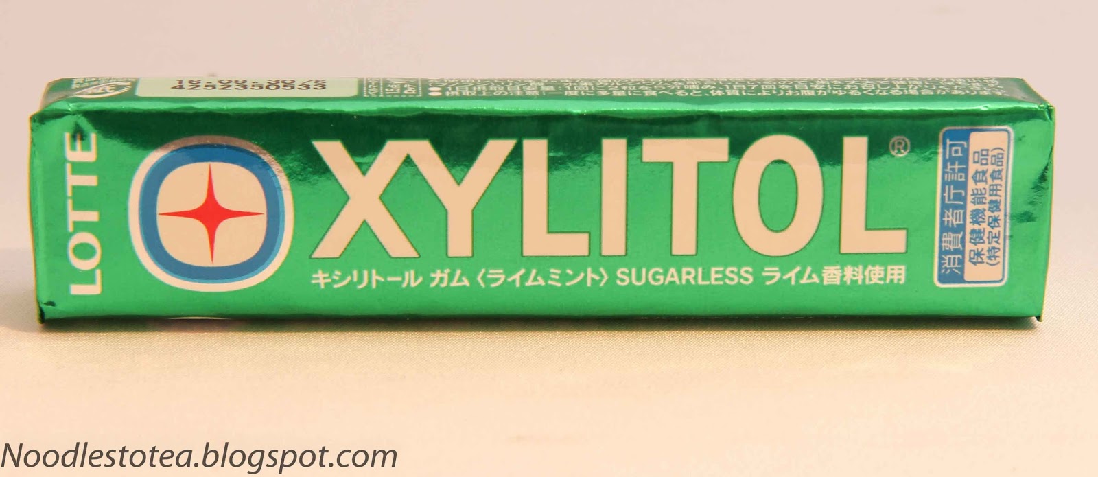 Noodles To Tea: Lotte Xylitol Lime Mint Gum