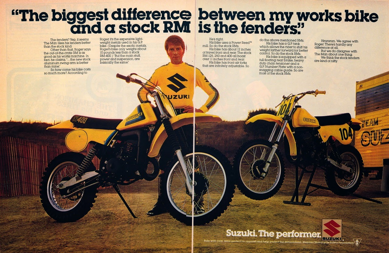Racing Cafè: Vintage Brochures: Suzuki RM 1979 (Usa)
