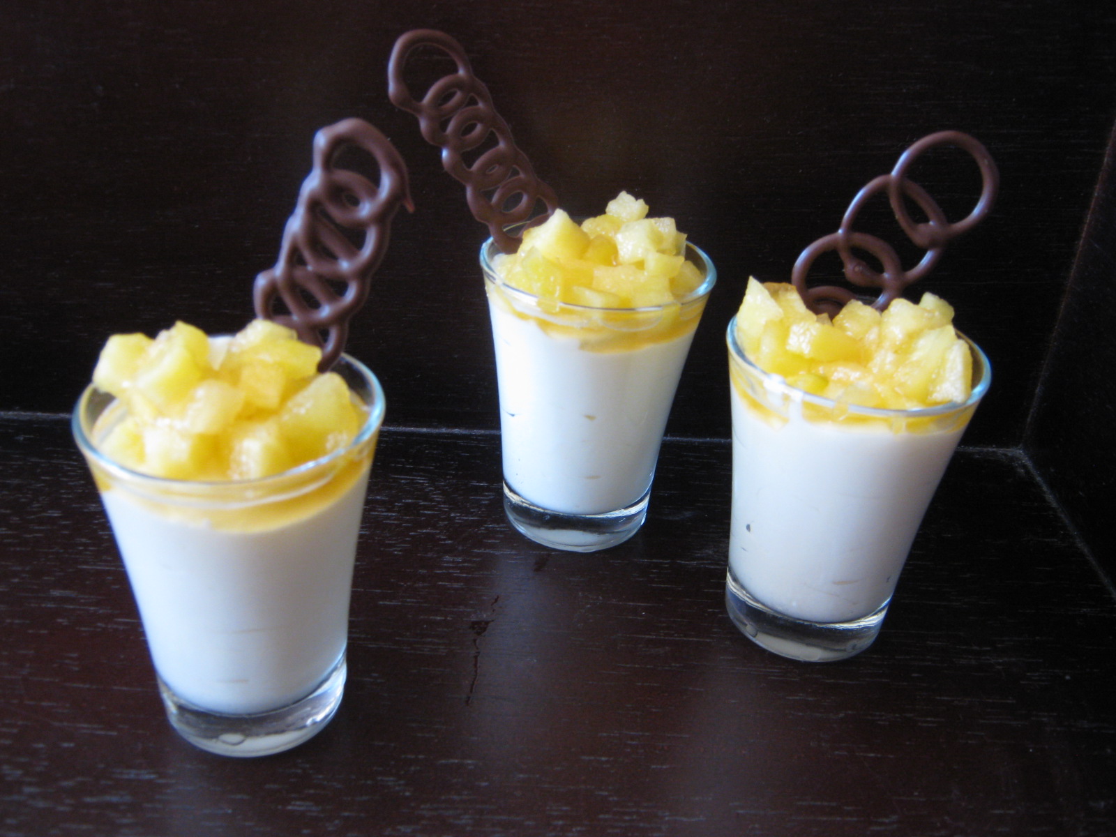 Postres de Lujo: mousse de late harvest