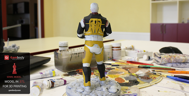 Gordon Freeman 3D Models with Crowbar and Gravity gun | 3D Models by ...