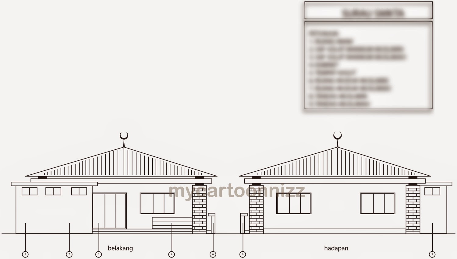 mycartoonnizz: Reka Bentuk Surau