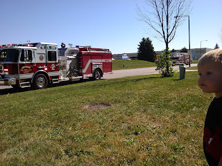 Firemen visit - Team Cartwright