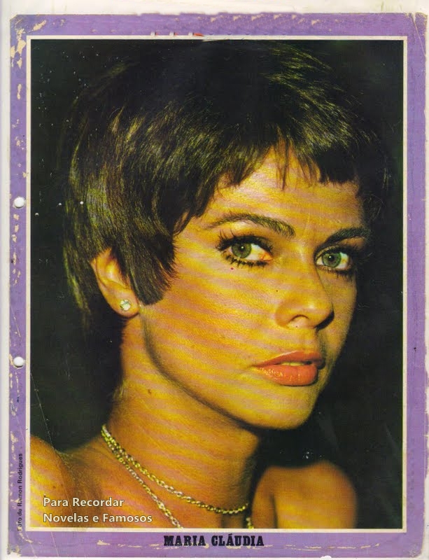 Para Recordar Novelas e Famosos: MARIA CLÁUDIA "Poster"